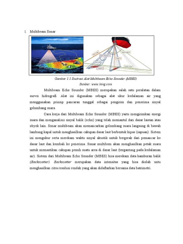 Alat Survei Hidrografi: MBES & Current Meter | PDF | Sains & Matematika