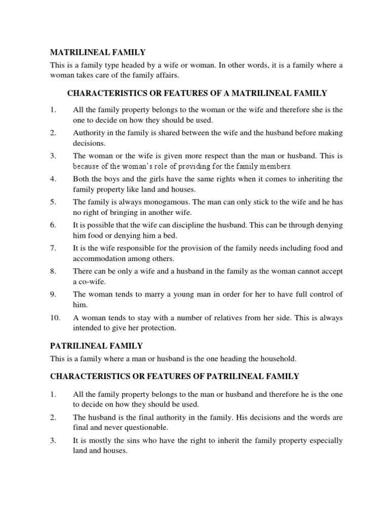 S3 Cre Notes | PDF | Family | Marriage