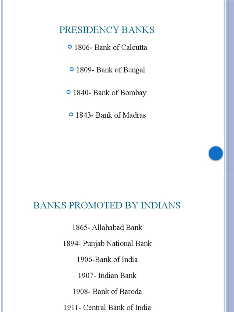 Evolution of Banking in India | PDF