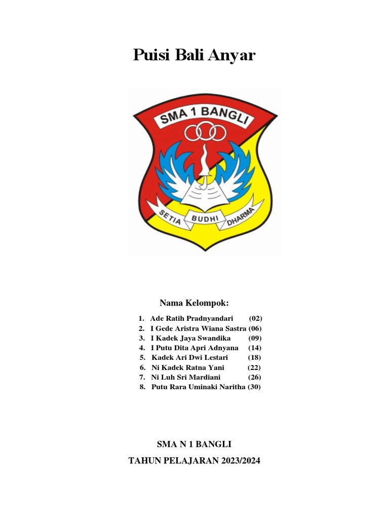 Puisi Bali Anyar | PDF