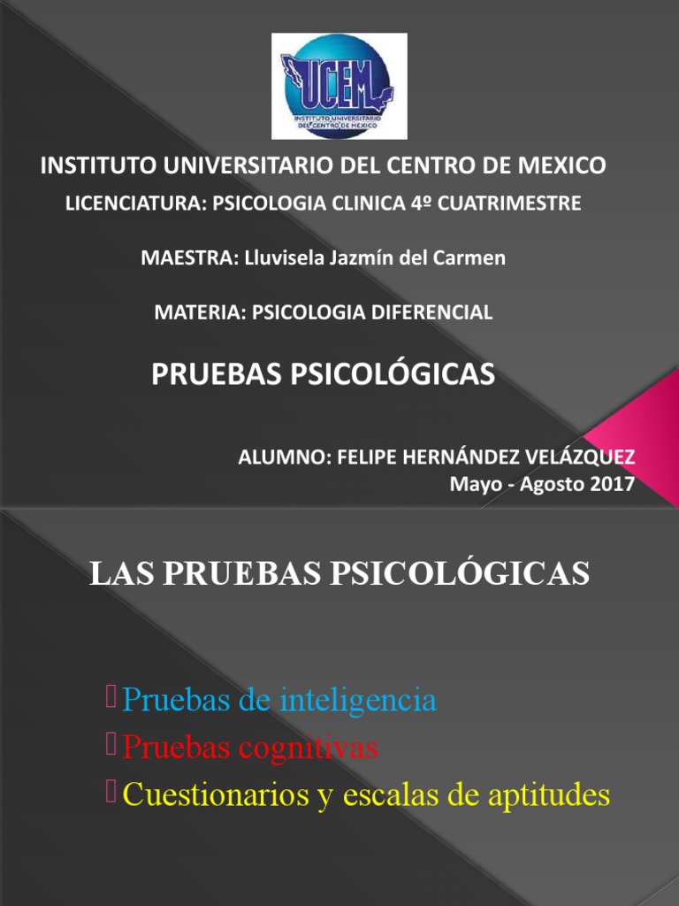 Las Pruebas Psicologicas | PDF | Inteligencia | Inteligencia emocional