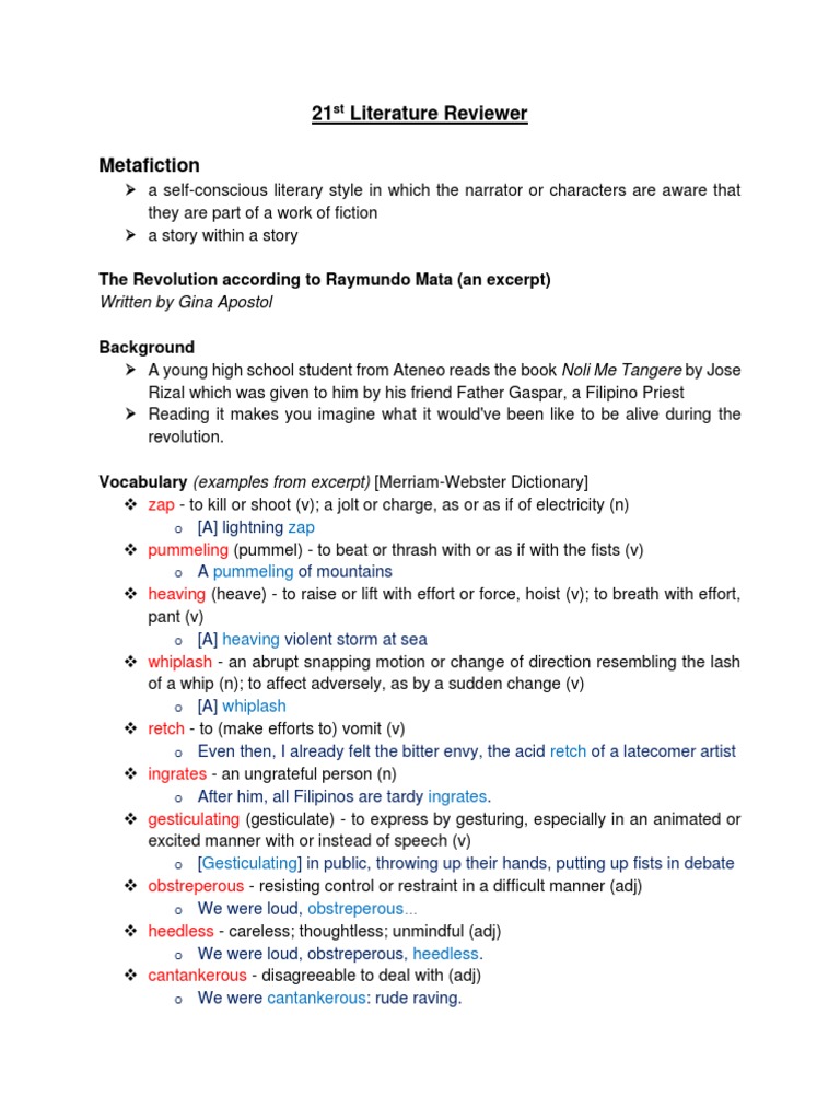 21st Literature Reviewer PDF