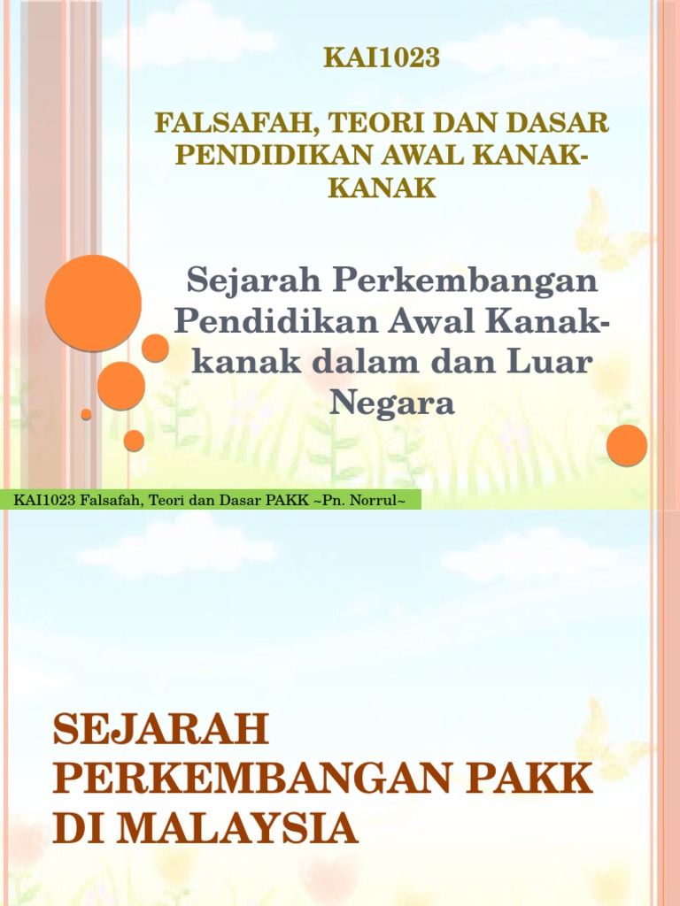1 Sejarah Perkembangan PAKK Dalam & Luar Negara | PDF