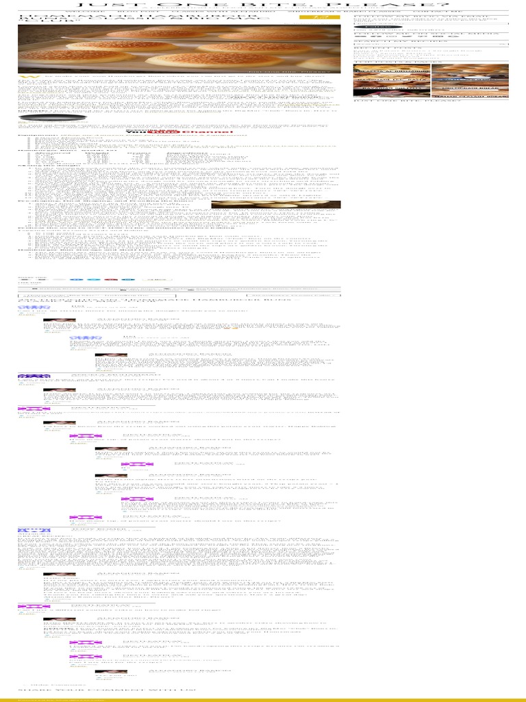 Homemade Hamburger Buns - Classic & Big Mac "Club" - Just One Bite, Please | PDF | Baker's Yeast ...