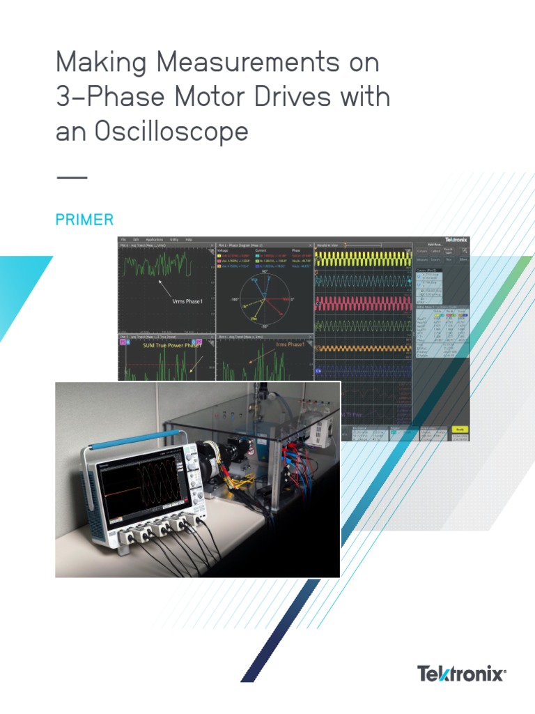 3-Phase Motor Drives W Oscilloscope 48W-73863-0 | PDF | Electric Motor ...