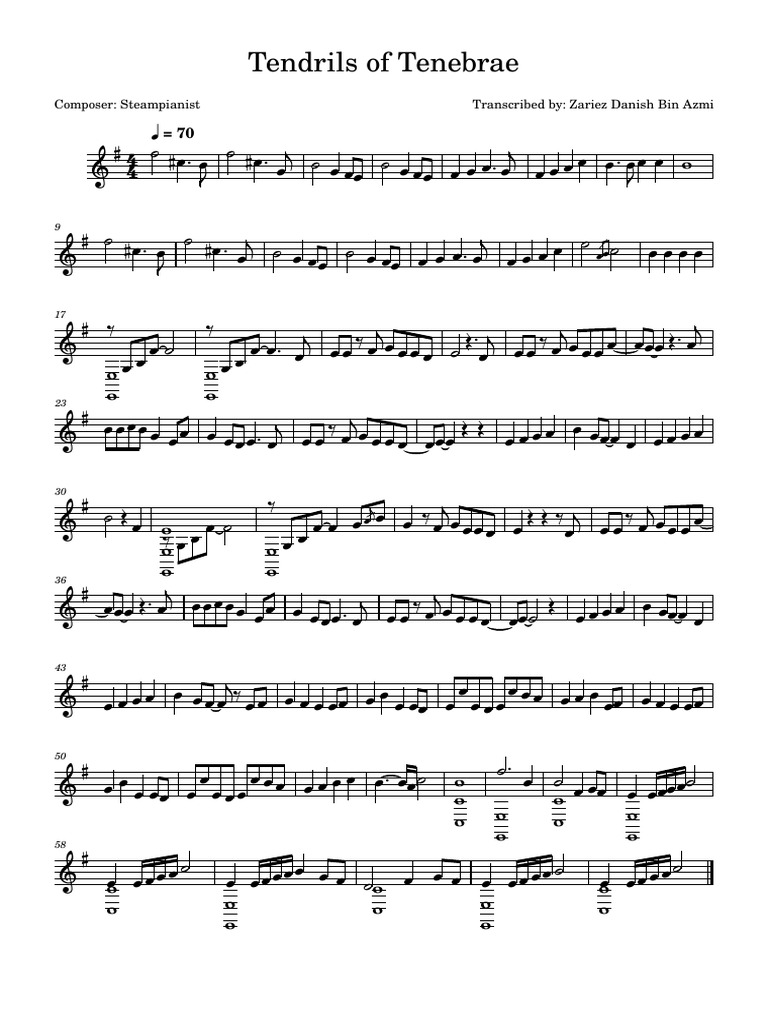 Tendrils of Tenebrae PDF | PDF