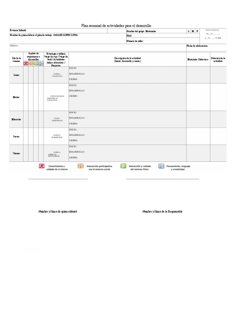 Formato Planeacion | PDF
