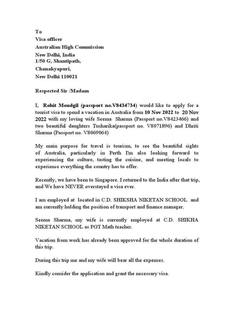 Rohit Cover Letter | PDF