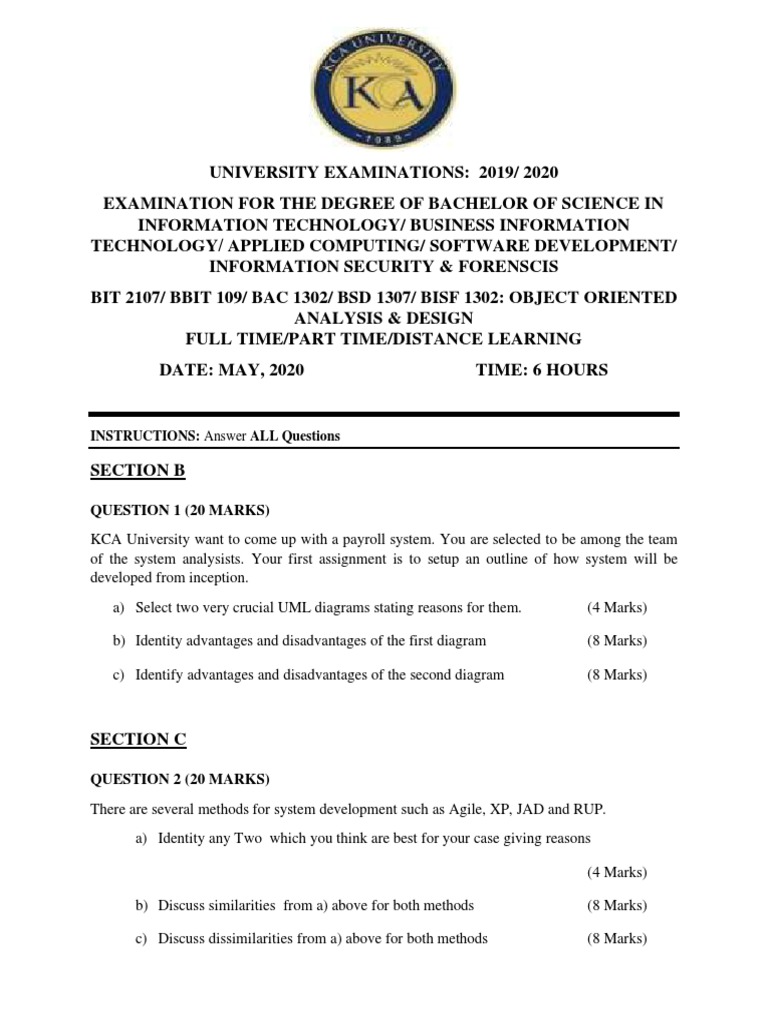 Bit 2107 Bbit 109 Bac 1302 BSD 1307 Bisf 1302 - Object Oriented Analysis Design | PDF | Art ...