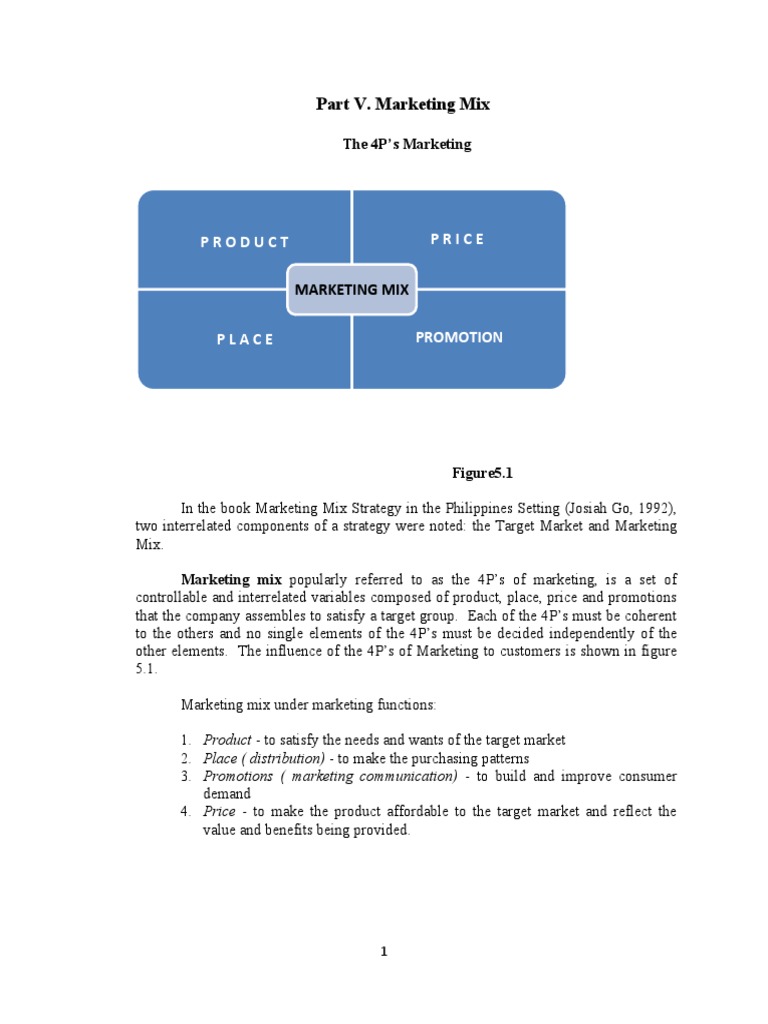 4 Ps of Marketing Strategies | PDF | Marketing | Demand