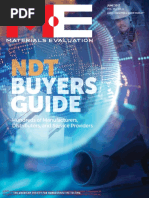 NDE Methods and Requirements Matrix | PDF