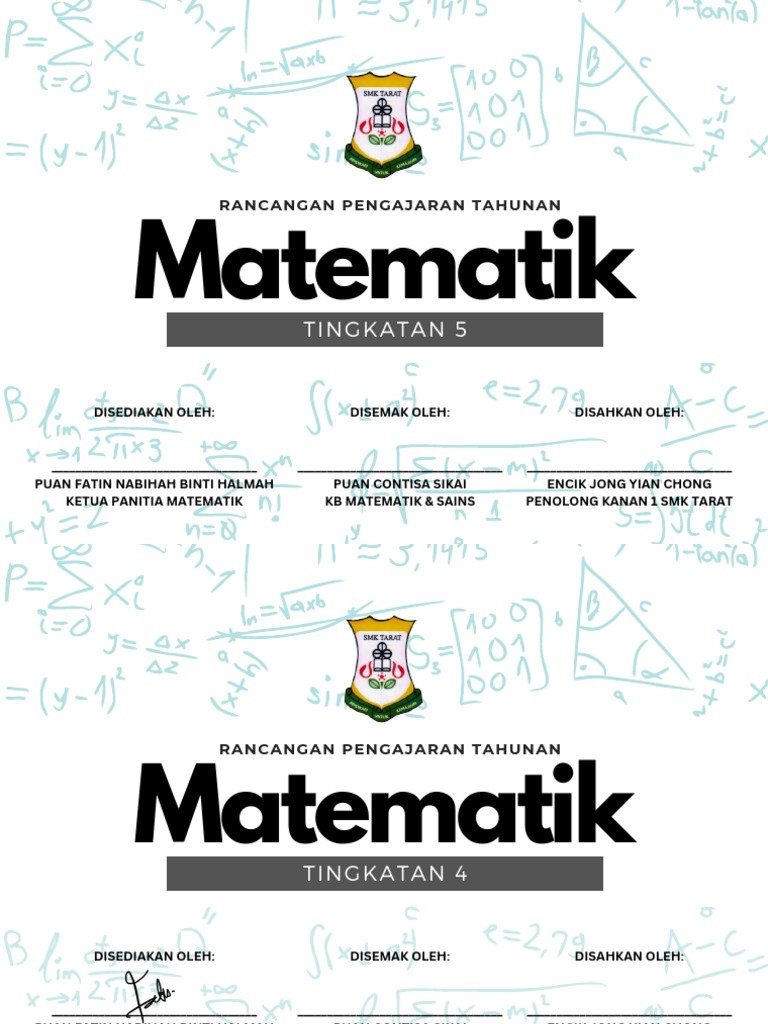 Cover RPT Math Sains 2023 | PDF