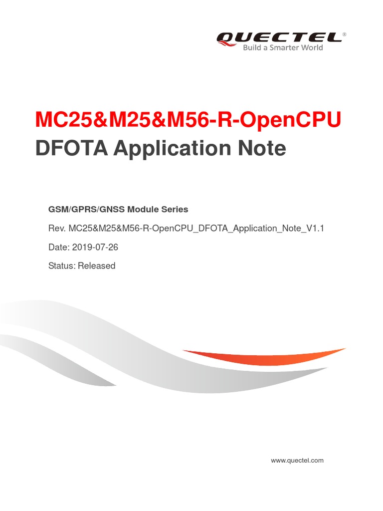 Quectel M65 FOTA Process | PDF | File Transfer Protocol | General Packet Radio Service