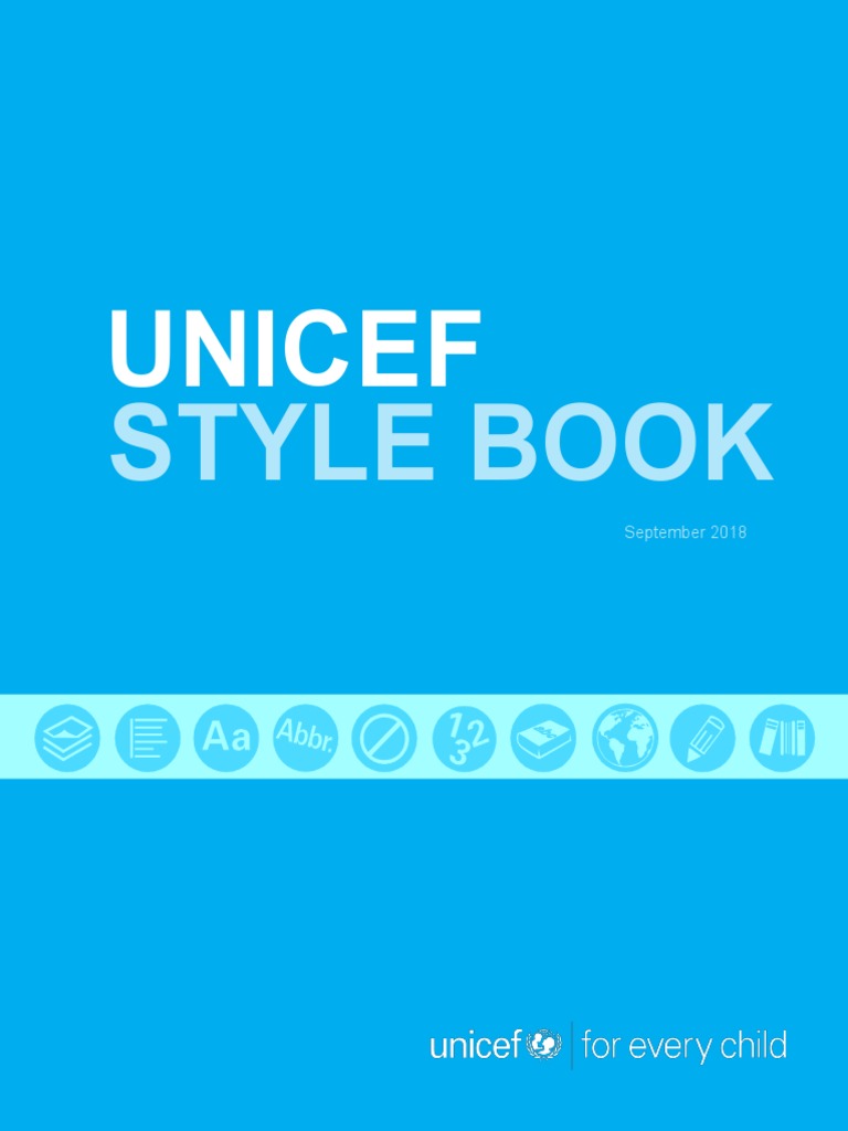 Unicef: Style Book | PDF | Comma | Pronoun