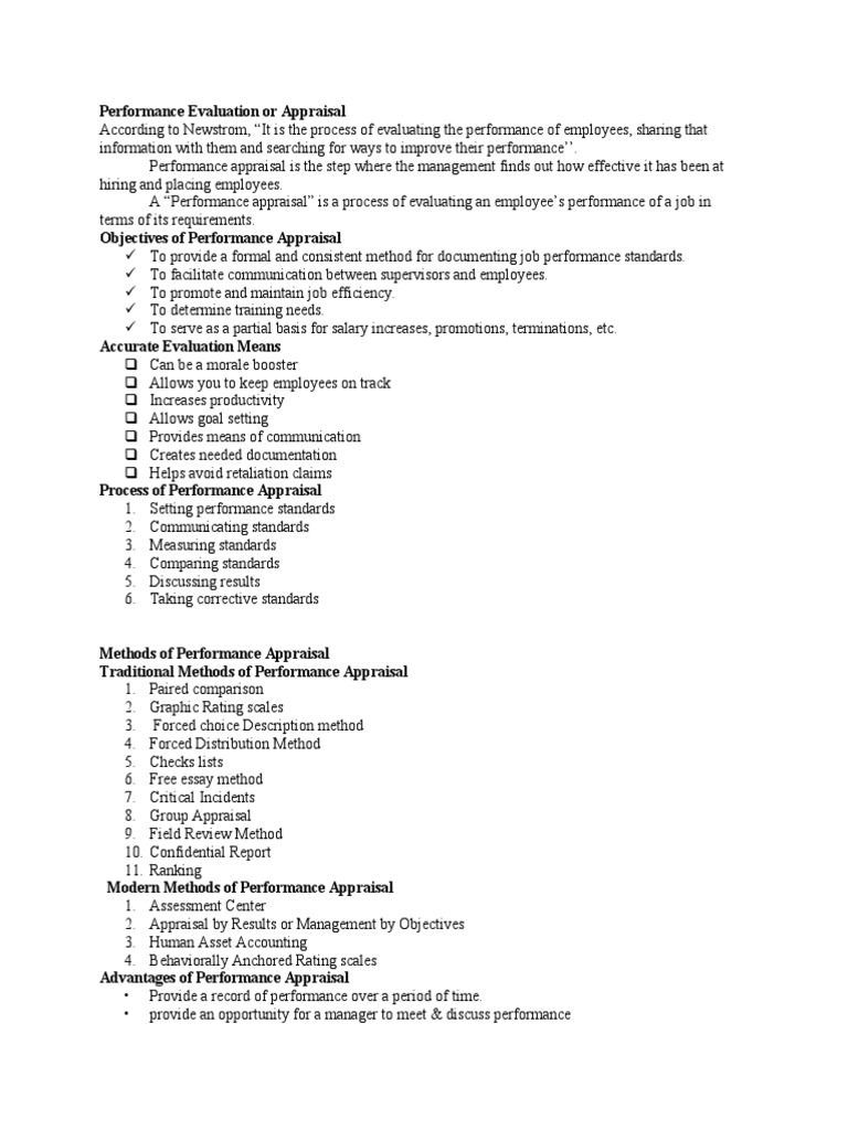 Performance Appraisal Process Explained | PDF | Performance Appraisal ...
