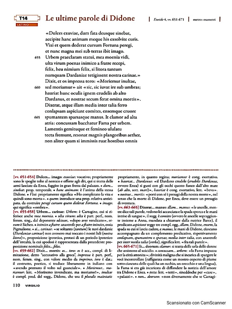 Eneide IV 651-71 | PDF