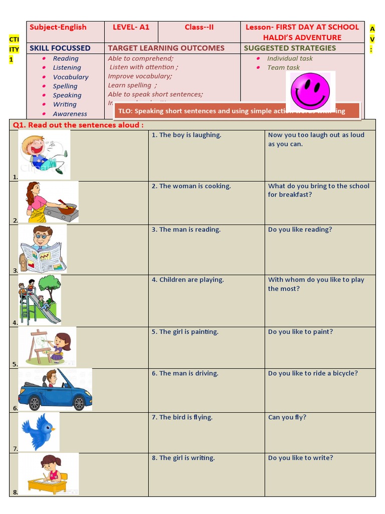 07 Class 2 English | PDF | Linguistics