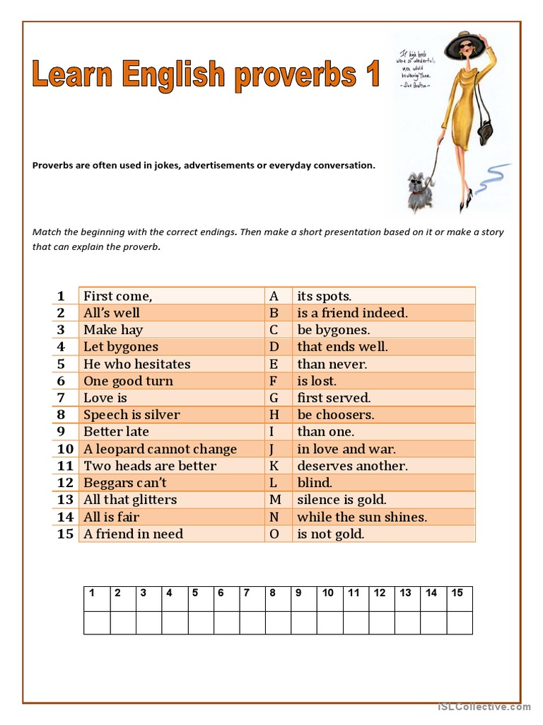 Learn English Proverbs 2 | PDF