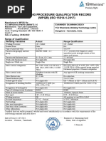 WPS Sample | PDF | Welding | Construction