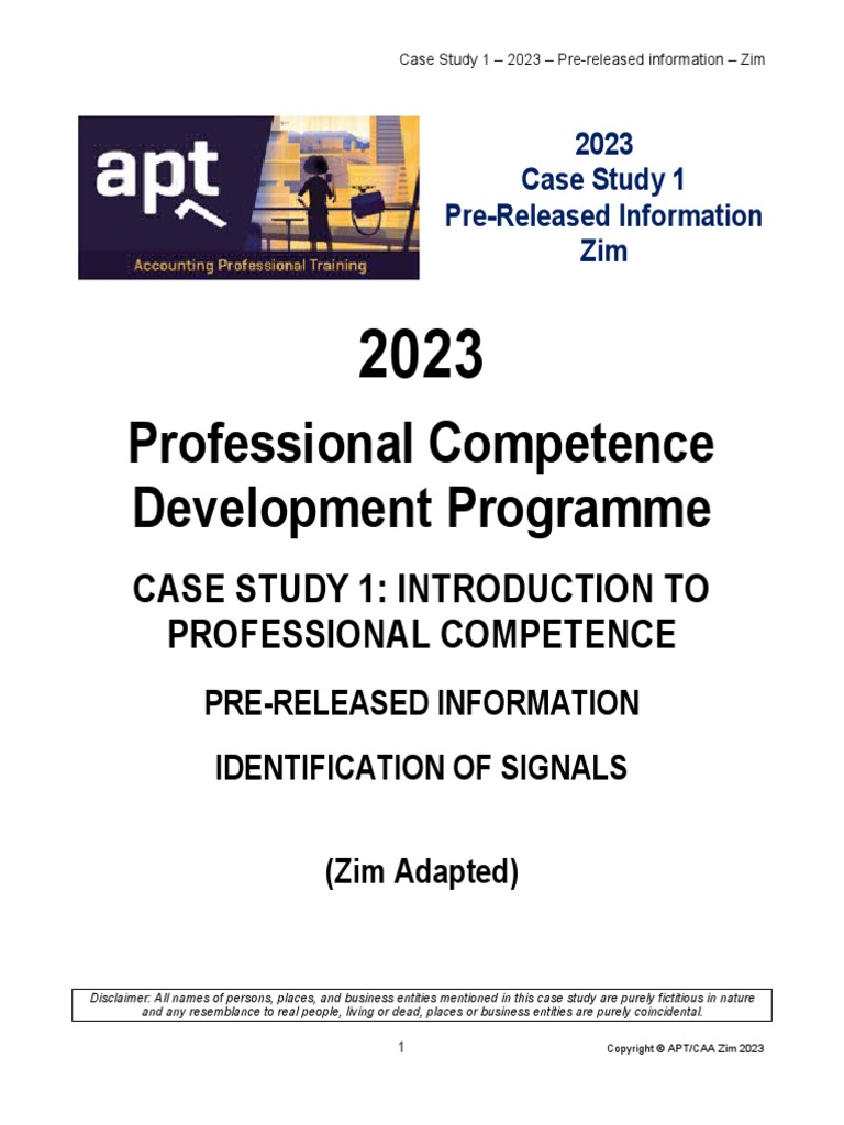 Professional Competence Development Programme | PDF | Cost | Cost Of ...