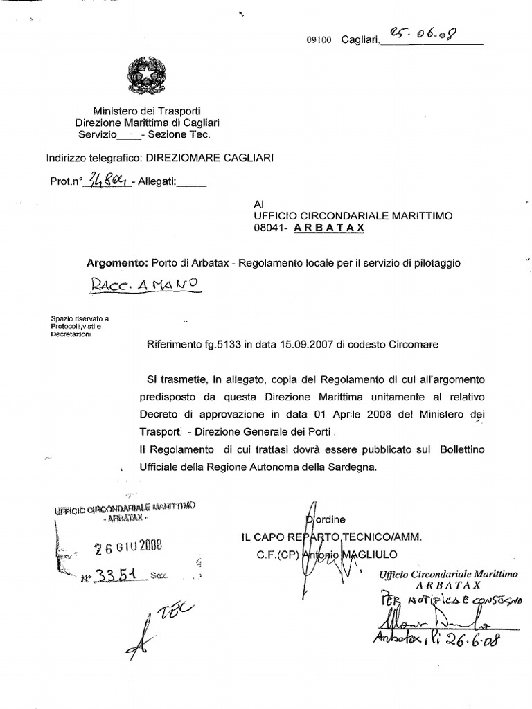 Allegato 5 - Regolamento Pilotaggio | PDF
