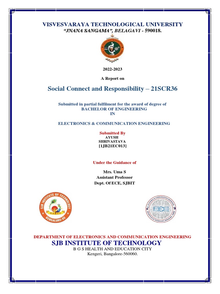 SCR Report 2 | PDF | Natural Environment