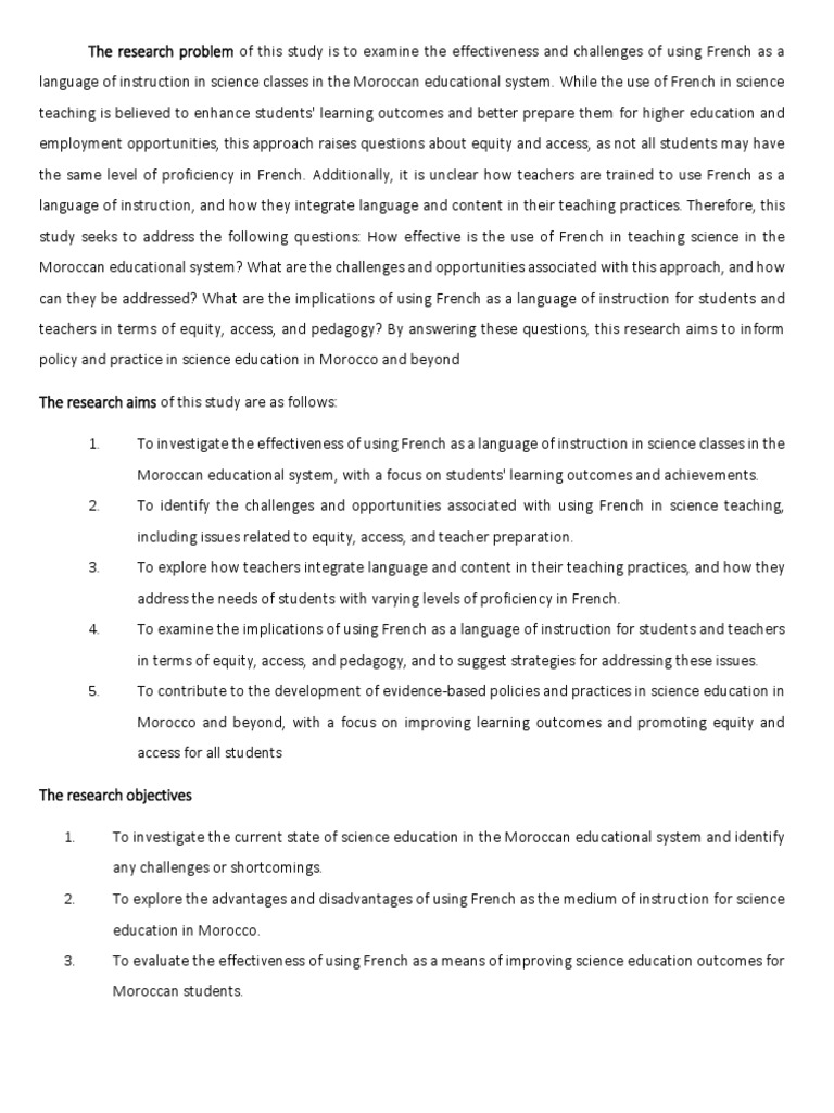 French Science | PDF | Science Education | Teachers