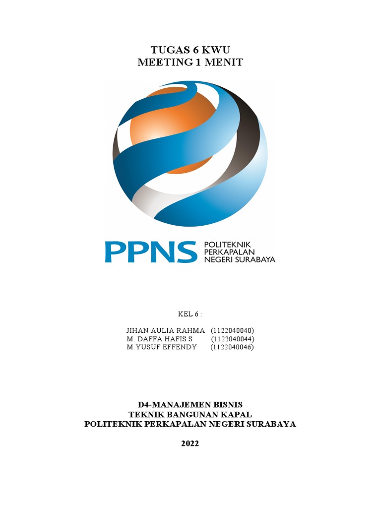KWU KEL 6 MEETING 1 MNT | PDF | Bisnis