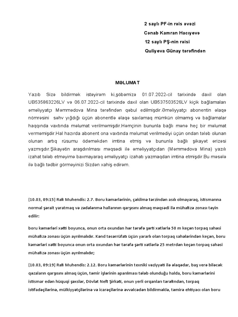 Mektub | PDF
