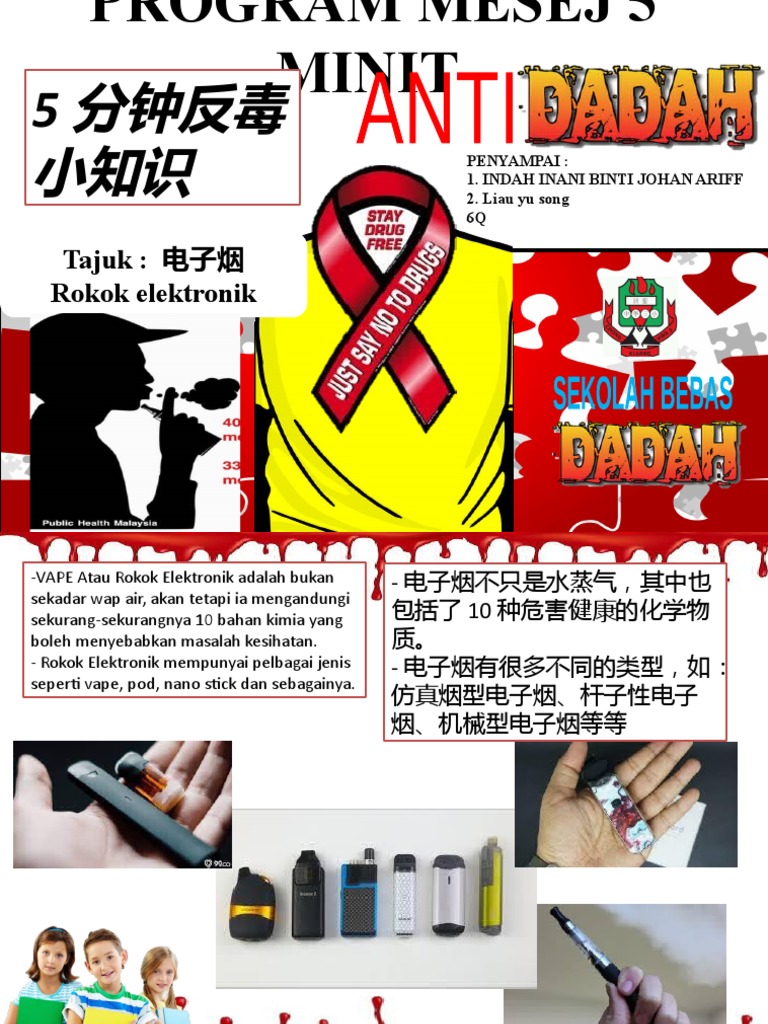 Mesej 5 Minit Anti Dadah Part 3 | PDF