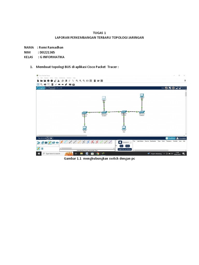 Romi Ramadhan - D0221365 - Tugas 1 | PDF