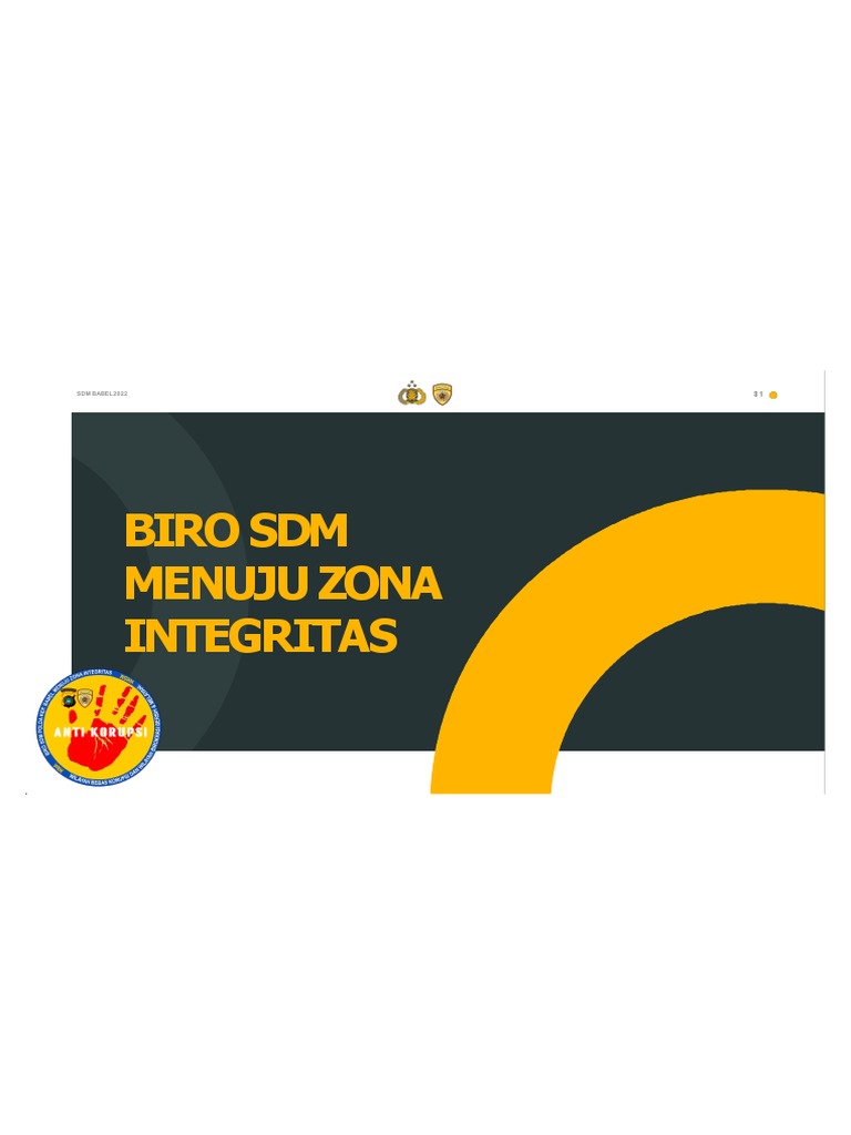 Presentasi SDM Polri | PDF