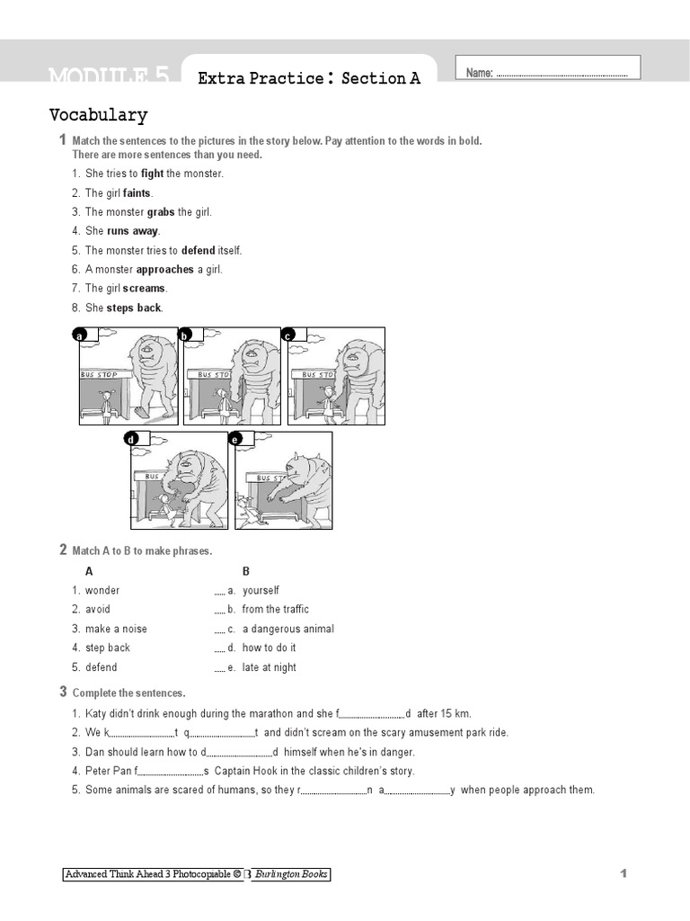 01AdvancedThinkAhead3 ExtraPractice Module5A | PDF