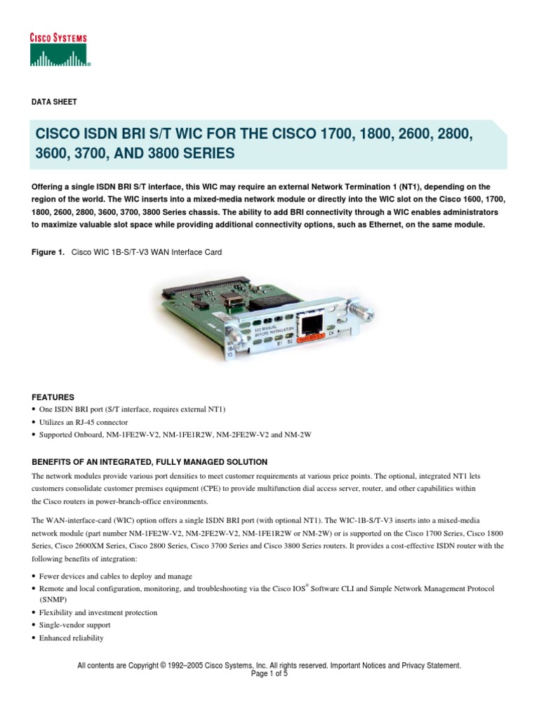 Cisco Isdn Bri Pdf Computer Network Ios