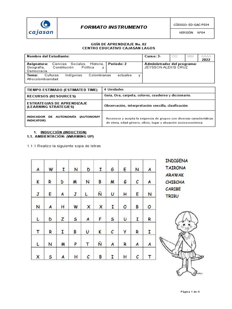 3° Periodo 2 Guia 2 | PDF | Science