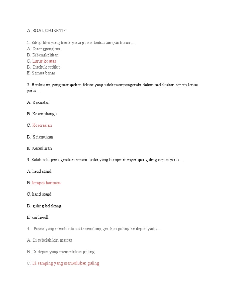 Soal Kisi2 Mid Sem KLS Xi | PDF