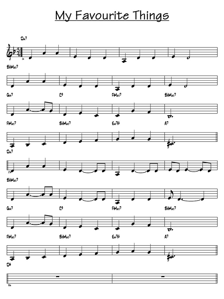 My Favourite Things | PDF