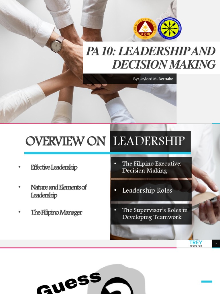 Leadership Decision-Making Insights | PDF