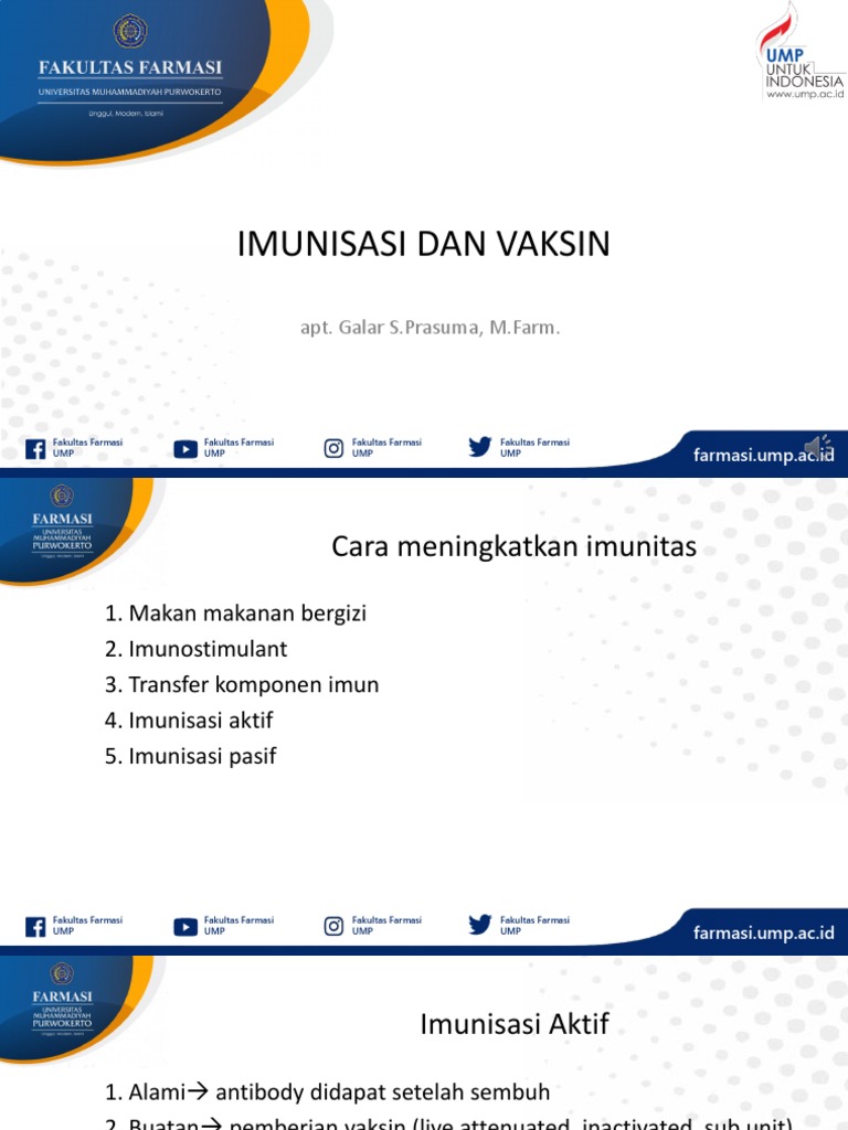 Imunologi 12 - Imunisasi Dan Vaksin | PDF