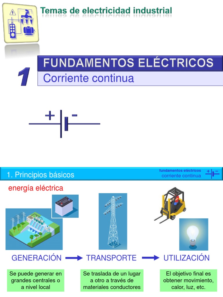 Corriente Continua | PDF | Electricidad | Corriente eléctrica