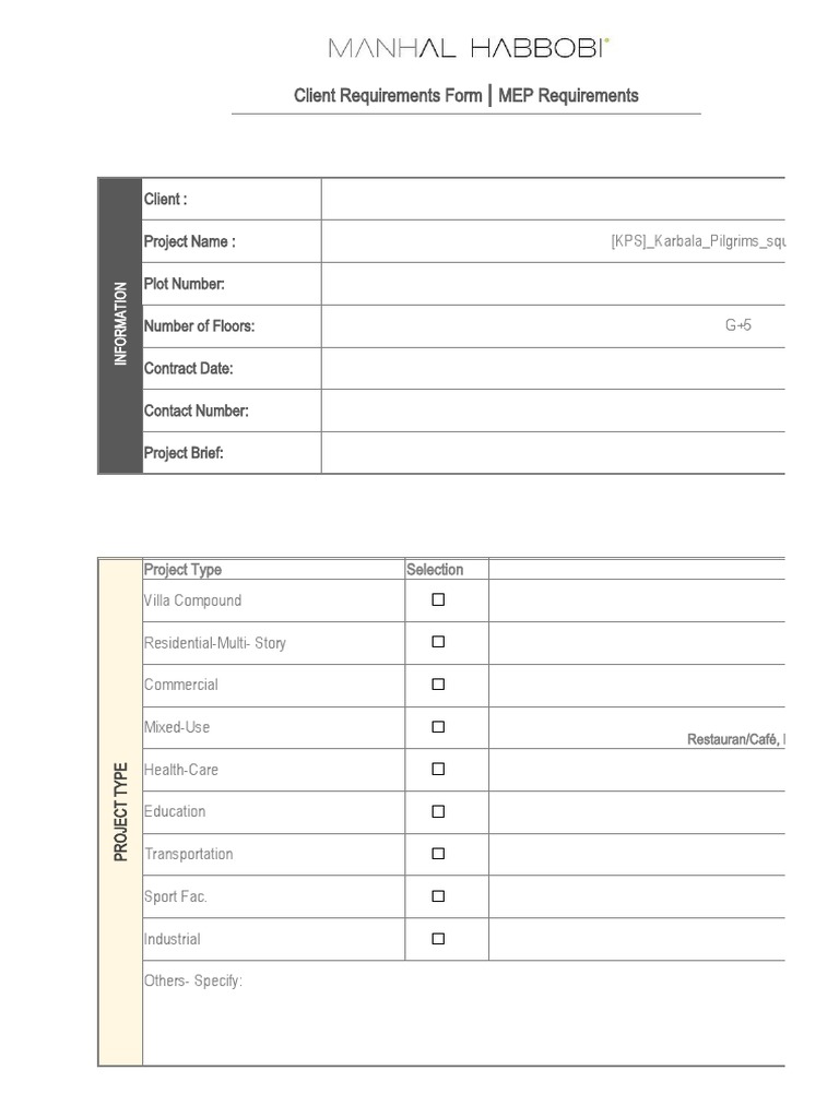 MEP Requirements for Karbala Project | PDF | Water Heating | Water