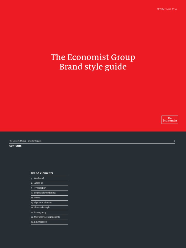 The Economist Group Brand Style Guide-Nov-2017 | Download Free PDF ...