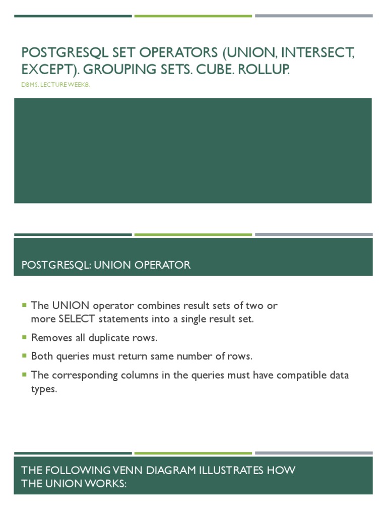 Lecture Week8 | PDF | Postgre Sql | Software Engineering