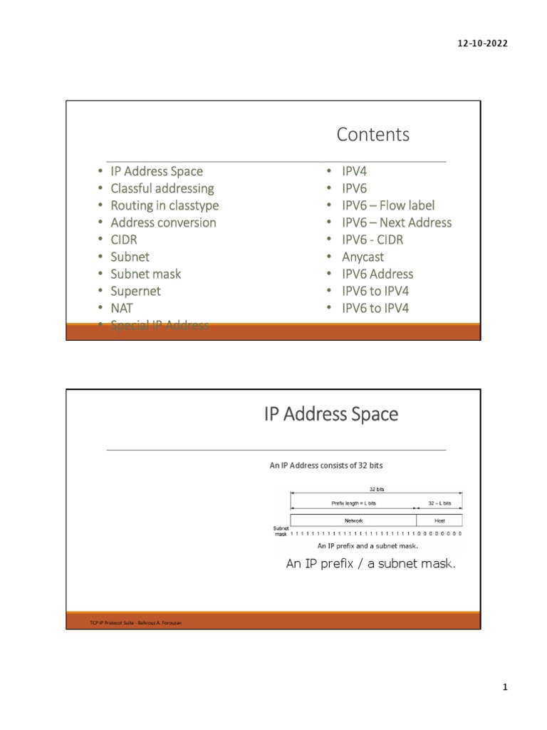 Ip Addressing | PDF | Ip Address | I Pv6 Ip Addressing | PDF | Ip Address | I Pv6