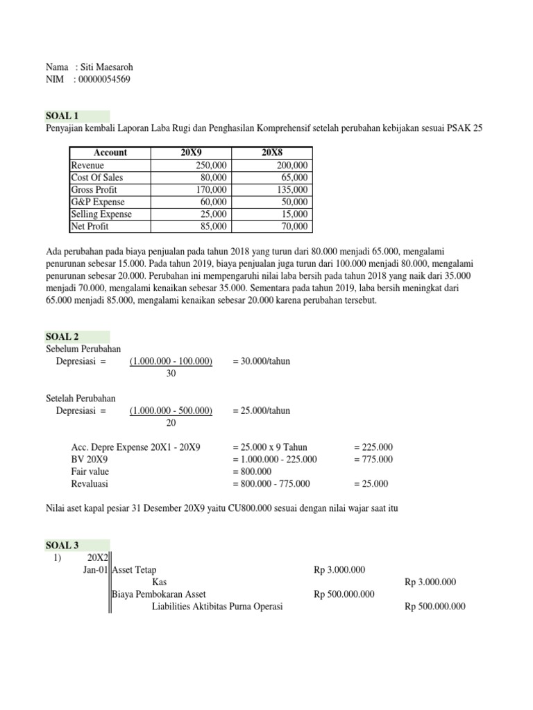 (Financial Accounting Standard) PSAK 25 Dan PSAK 57 - Asinkron | PDF