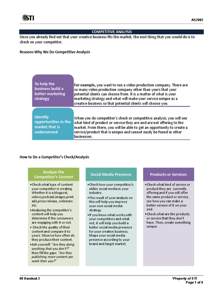 08 Handout 2 | PDF | Swot Analysis | Social Media