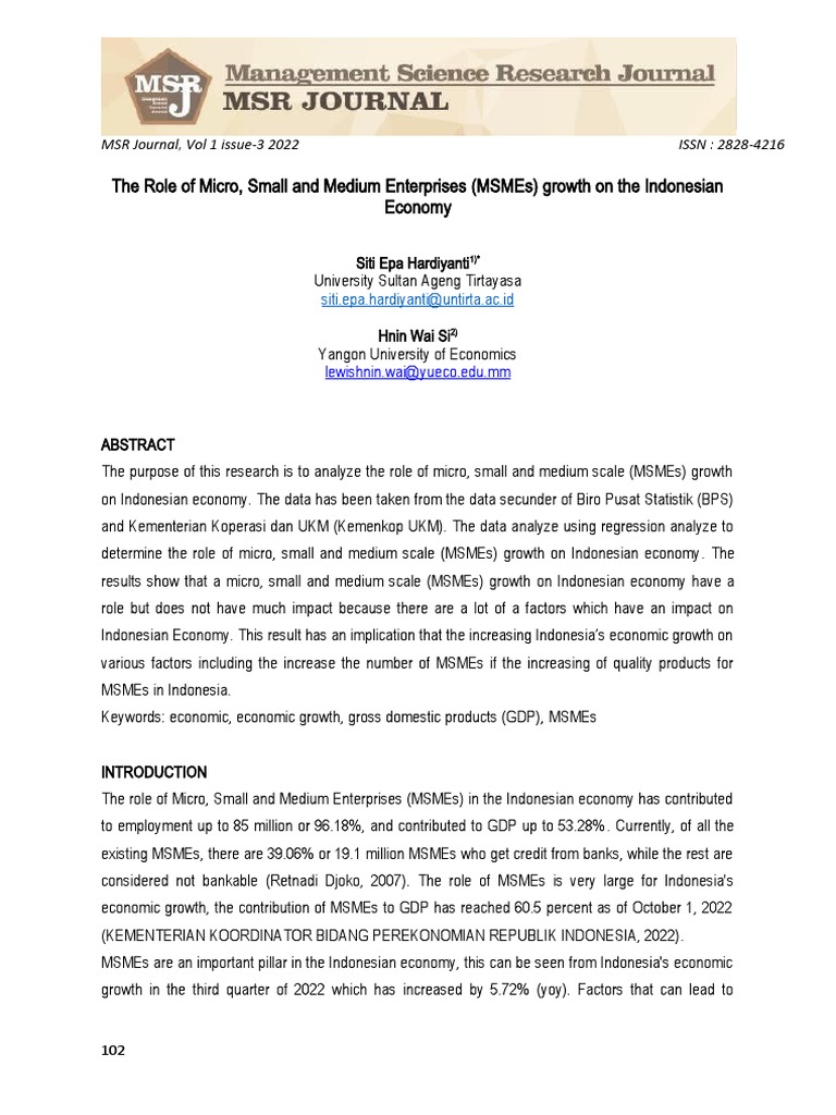 MSR Journal Template | PDF