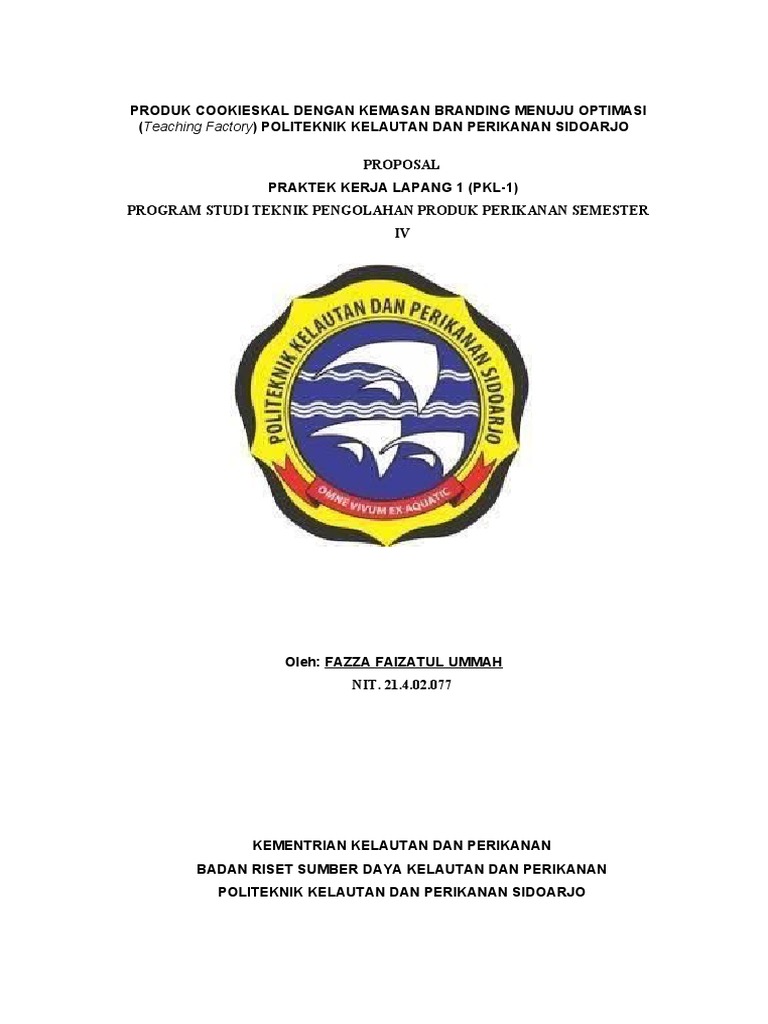 Outline Proposal PKL 1 (Fazza Faizatul Ummah) | PDF | Sains & Matematika