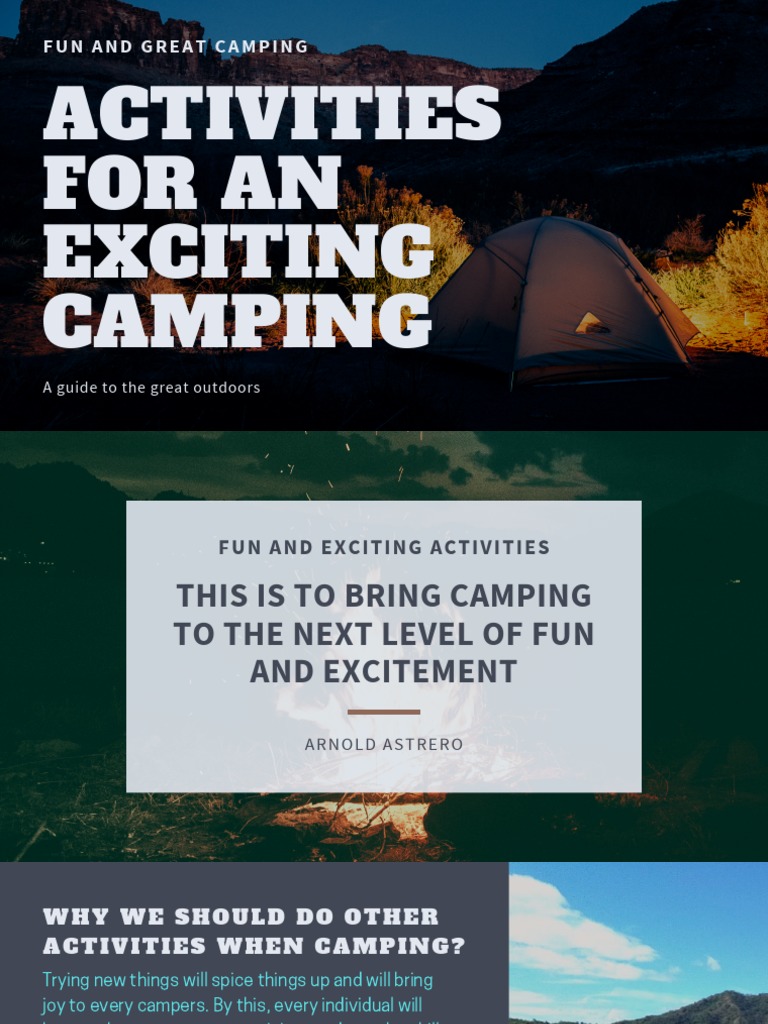 Camping Activities | PDF | Camping | Cognitive Science