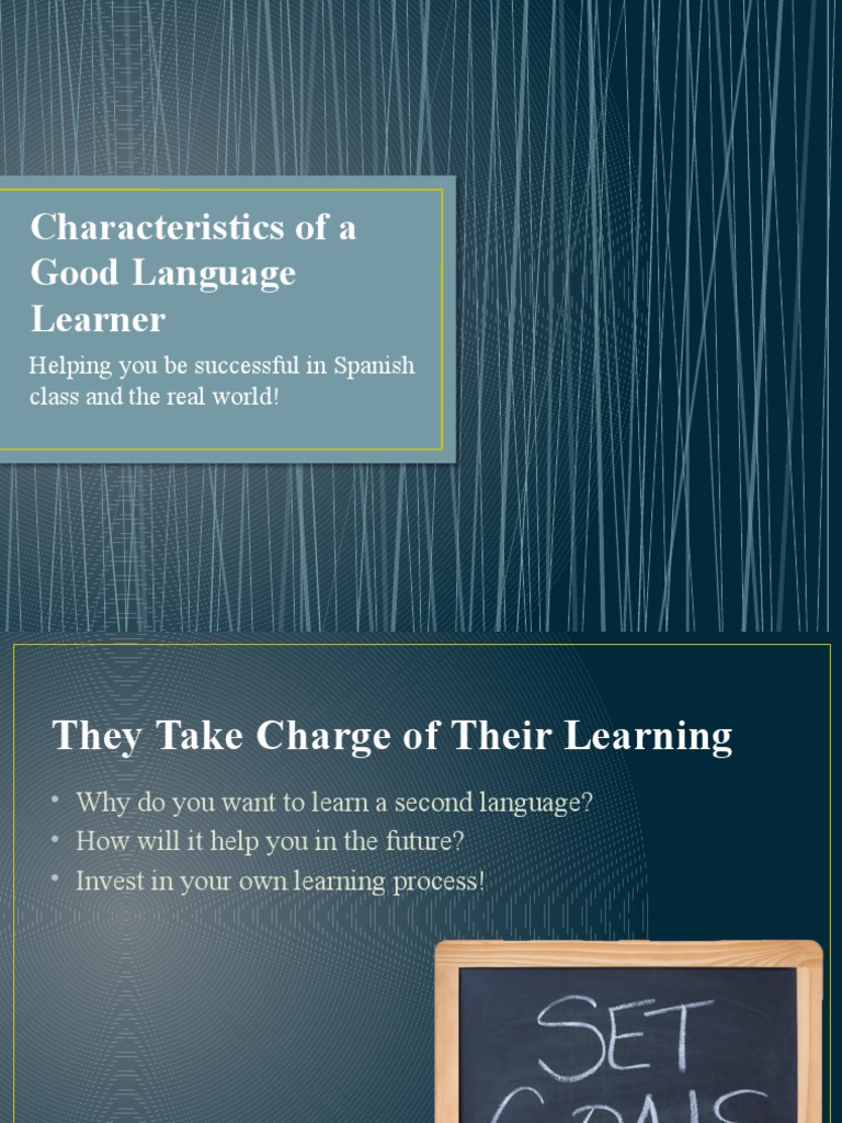 Characteristics of A Good Language Learner | PDF